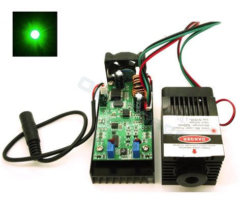 MW Nm Direct Diode Green Laser Module With Adjustable Focus And TTL Modulation V