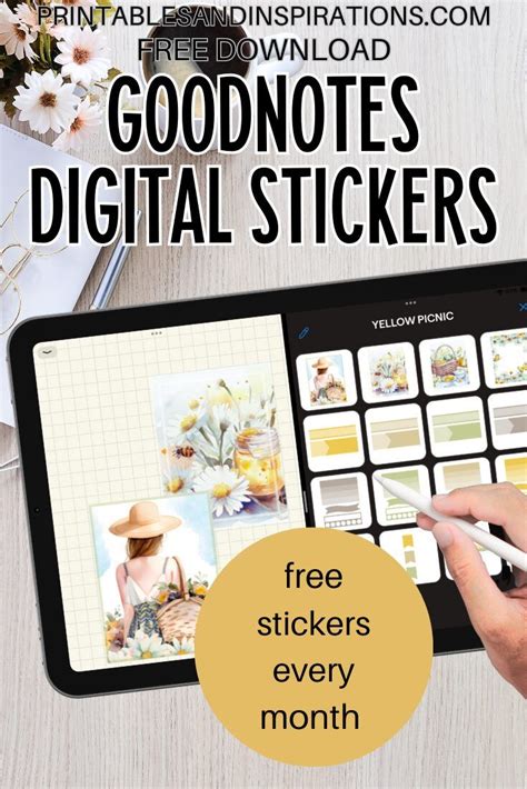 Free Goodnotes Stickers Digital Planner Stickers Free Digital