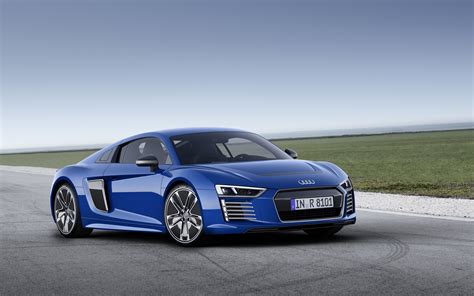 Blue Audi R8 Electric Concept Car Hd Wallpaper Rare Gallery