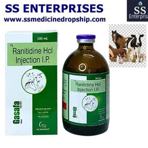 Ranitidine Veterinary Injection Packaging Size 100ml 25mg At ₹ 687 Piece In Nagpur