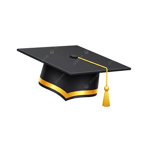 Gorra De Graduación De Oro Negro Png Dibujos Gorro De Graduación