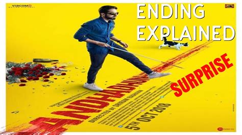 Andhadhun Movie Ending Logically Explained Youtube