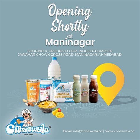 Chhaswala We Are All Set To Serves You Healthy Dairy Products At Our Maninagar Outlet