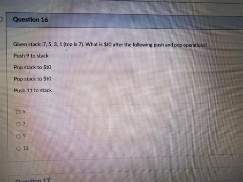 Solved Question 15 1 Pts Given The Following Data Memory