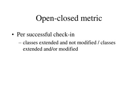 PPT - Object-oriented metrics PowerPoint Presentation, free download - ID:3947803