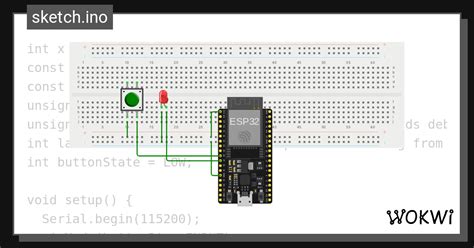 Chatgpt Code For Push Button Wokwi Esp32 Stm32 Arduino Simulator
