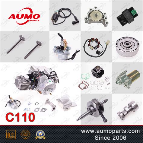 110cc Motorcycle Engine Assy For 152fmh C110 Motorcycle Parts