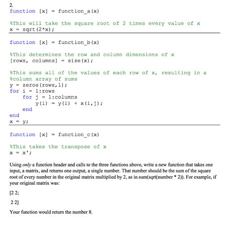 solved function [x] function a x this will take the