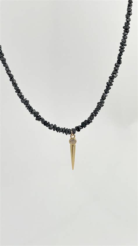 Black Diamond Noir Necklace True Warrior Jewelry