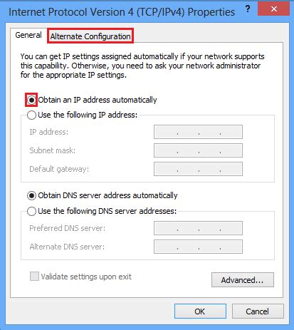 IP Address Enable Alternate Configuration Windows Help Forums