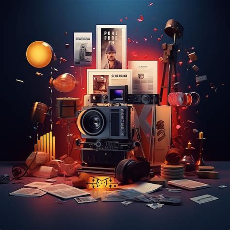 Premium Photo A Digital Camera With A Number Of Things On It