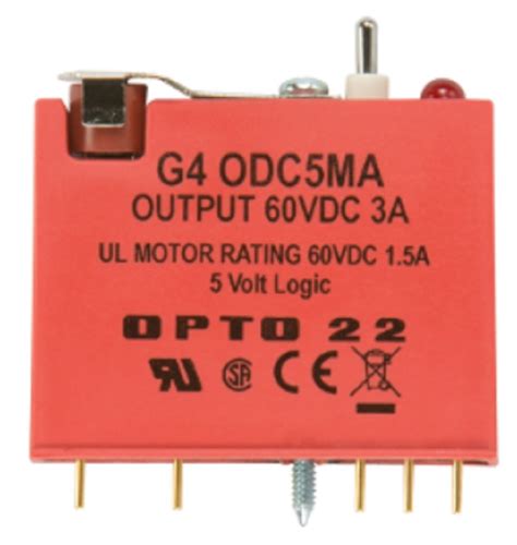 Opto 22 G4odc5ma G4 Dc Output 5 60 Vdc 5 Vdc Logic With Manual Auto