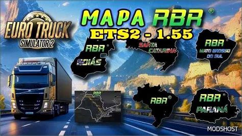 Mapa Rbr Com Todas Dlc 155 Ets2 Mod Modshost