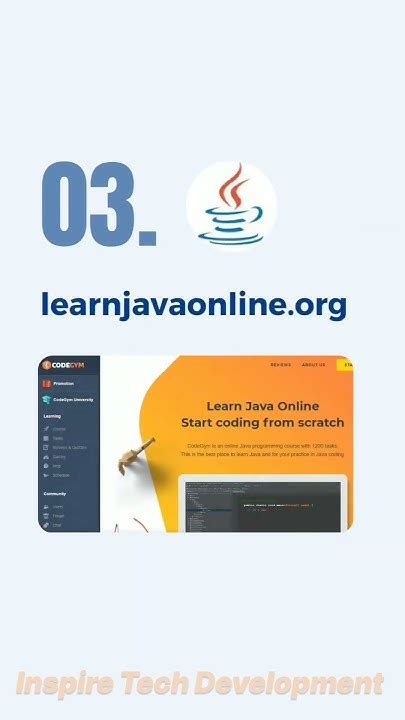 Top 5 Best Websites To Learn Java Programming Java Language Tutorial Shorts Youtube