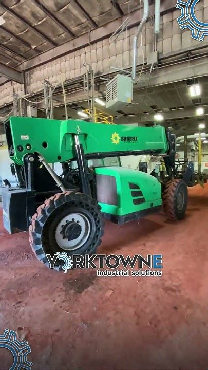 Telehandler Lifting A Massive Piece Of The Old Concrete Plant Shorts Construction