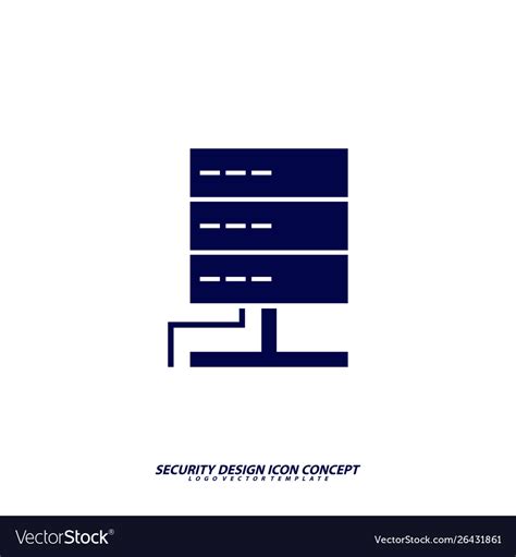 Security Icon Logo Design Protection Royalty Free Vector