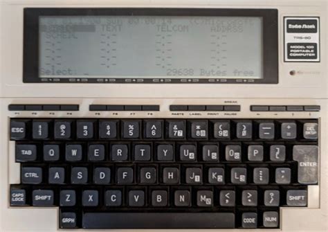 1983 Tandy Model 100 Upgraded With New Cpu Keeps Old Display Boing Boing