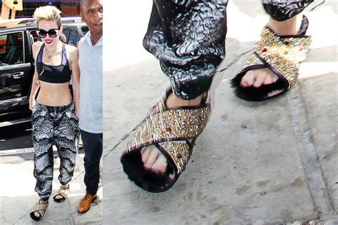 Miley Cyrus Flip Flops