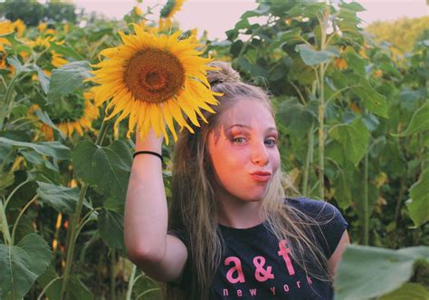 Sunflower Pic 🌻 Rachel Johnson T Shirts For Women Women