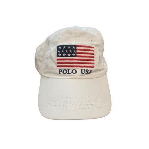 Polo Ralph Lauren Polo Ralph Lauren Classic Sport Cap Usa Flag In White