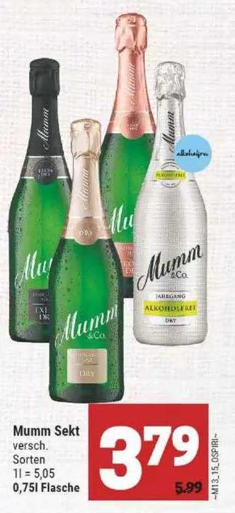 Mumm Sekt Angebot Bei Marktkauf 1prospektede