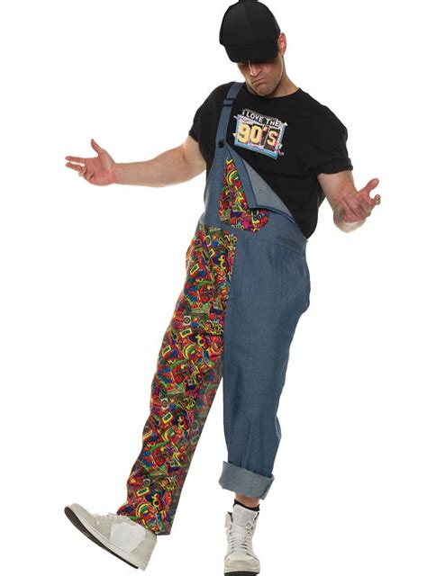 I Love The 90s Mens Jumpsuit Costume 90s Dress Up Costume For Men