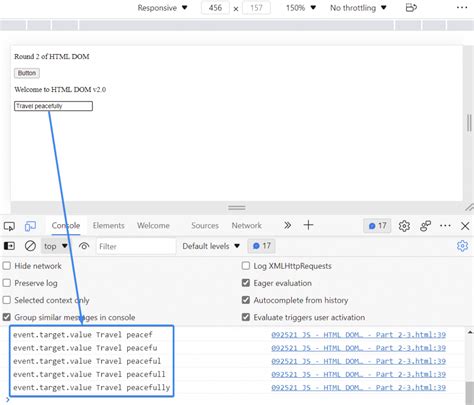Learning 26 Js Html Dom Events — Part 4start Over Version By