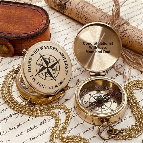 Personalized Compass Etsy