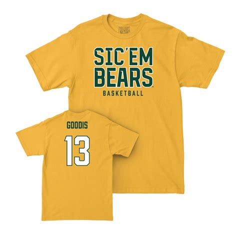 Nil Store Baylor Mens Basketball Gold Sic Em Tee James Goodis