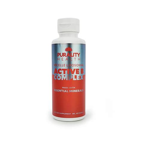 Vitamin B Complex Liquid Supplement Purality Health Liposomal Enhanced