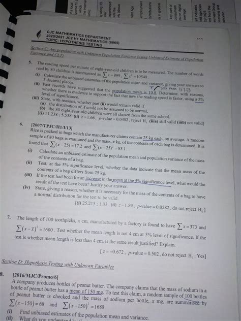 H1 Math Textbook Stats And Pure Math Hobbies And Toys Books And Magazines