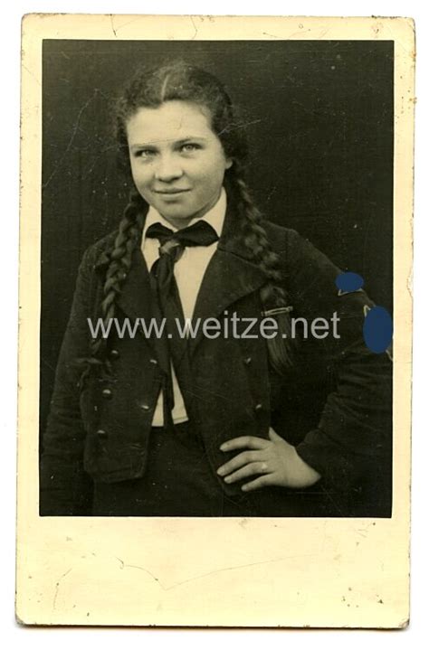 Bund Deutscher Mädel Bdm Foto Bdm Mädel Mit Kletterweste