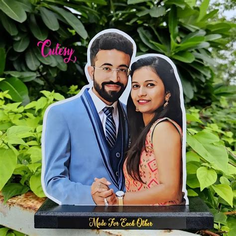 Couple Cutouts Personalized Romantic Decor Cutesy India