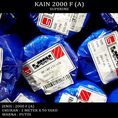 Jual Kain Keras Lem 2000f A Superine Fislin Pislin Vislin Grosir Shopee Indonesia