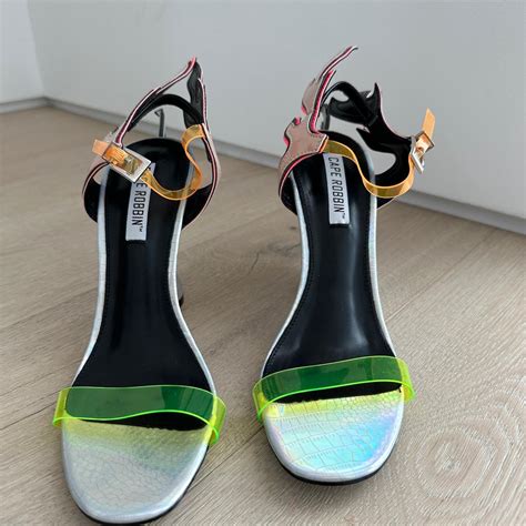 Cape Robbin Flame Heel Sandals Size Us 7 5 Never Depop