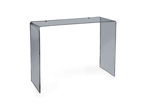 Fixed Console In White Or Smoked Plexiglass