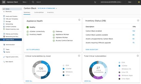 Vmware Carbon Black Cloud Workload Agentless Protection For Vsphere