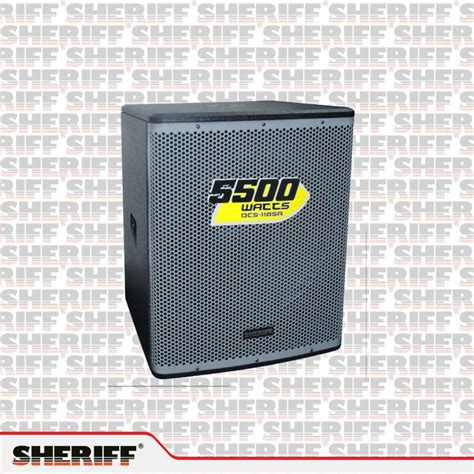 Subwoofer Activo 18 Sheriff Dcs 118sa Power Acoustik