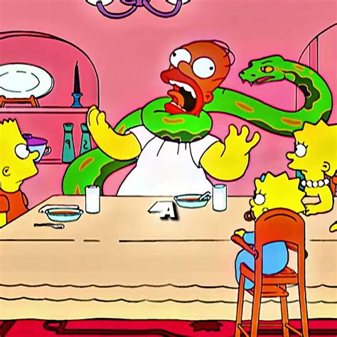 Laventure Chaotique De Bart Avec Le Python Simpsons Thesimpsons