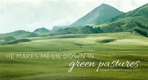 Greener Pastures Quotes God Leads To Green Pastures And Still Waters