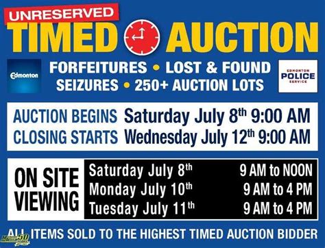 July 12 2023 City Of Edmonton Timed Michener Allen Auctioneering Ltd