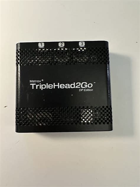 matrox triplehead2go dp edition reverb