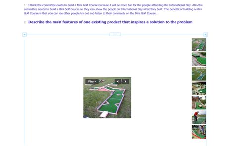 Mini Golf Assignment Beetspower