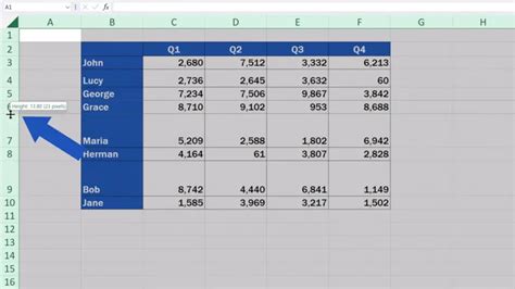 how to make all cells the same size in excel quick and easy