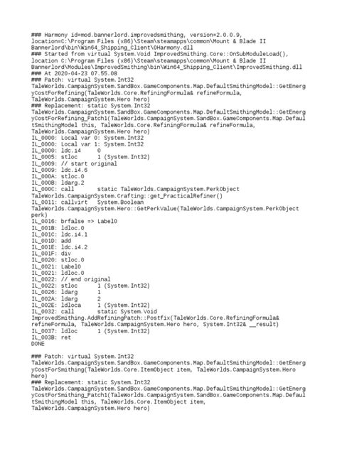 Harmony Log Pdf Constructor Object Oriented Programming Programming