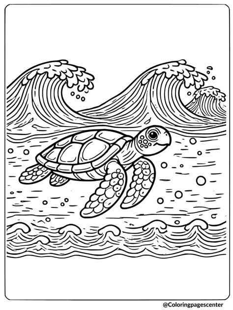 Free Printable Sea Turtle Coloring Pages
