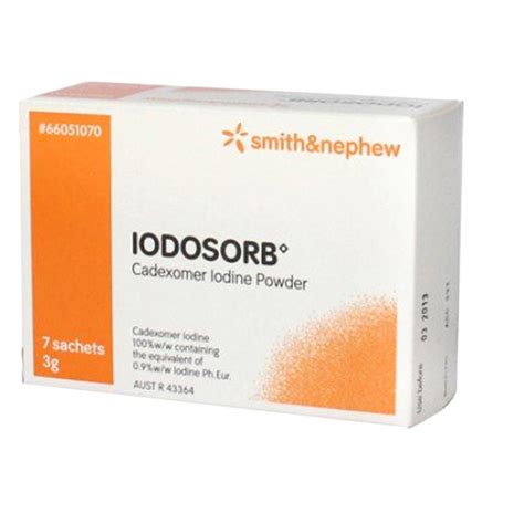 Iodosorb Powder 3g Sachet Pack Of 7