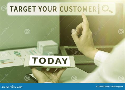 Handwriting Text Target Your Customer Word For Tailor Marketing Pitch