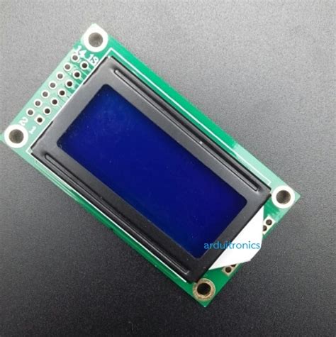 Lcm0802a 5v 8x2 Character Lcd 0802 Blue With Backlight Arduino Raspberry Pi Nodemcu Iot