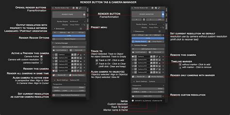 Render Button And Camera Manager For Blender 3 Quick Fix 07042022